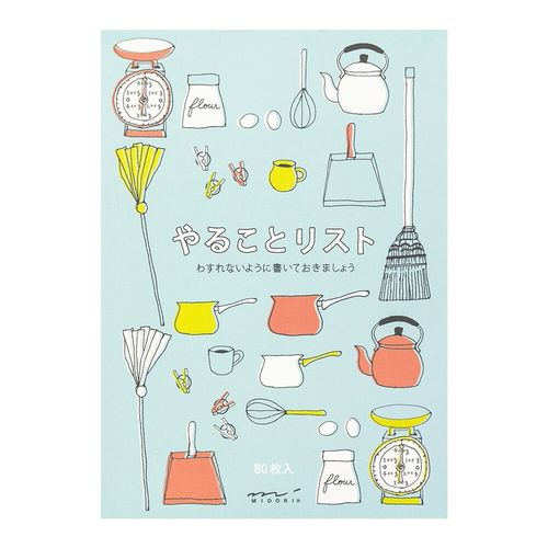 文具 ＞ ノート ＞ メモ帳。※こちらは【取り寄せ商品】です。必ず商品名等に「取り寄せ商品」と表記の商品についてをご確認ください。日々の生活の備忘録に役立つ、やることリスト。◆本体サイズ：W105×H148×D7mm2柄×40枚入。本体色・...