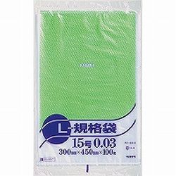 文具 ＞ 事務用品 ＞ 店舗用品。透明度が高い為、中身が判別しやすいポリエチレン袋ですL規格袋0．03ポリ袋◆入数：100枚。本体色・柄：。本体重量：7g。検索キーワード:PE0315