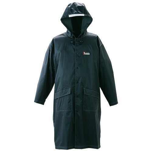 雨の日にサッと羽織れる防水レインパーカー。レジャーや、スポーツ観戦、非常時用にも。#3535 ブラツク。衣料・生活用品 ＞ 生活雑貨 ＞ 玄関周り雑貨 ＞ 雨具。●フードに反射材を備えた安全仕様。●大きくて便利な外ポケット。●袖口幅を調節で...