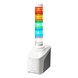 音声対応ネットワーク制御信号灯 直径40mm/5段/赤黄緑青白/デジタルIO搭載モデル/ACアダプタ付属※こちらは【取り寄せ商品】です。必ず商品名等に「取り寄せ商品」と表記の商品についてをご確認ください。音声対応ネットワーク制御信号灯 直径...