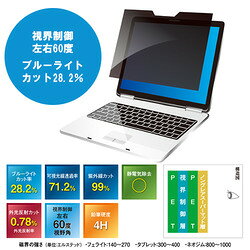 マグネット式覗き見防止フィルターで着脱が簡単※こちらは【取り寄せ商品】です。必ず商品名等に「取り寄せ商品」と表記の商品についてをご確認ください。マグネット式覗き見防止フィルター 機器にやさしいフェライト系マグネット採用 着脱が簡単 瞬間着脱...