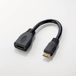 お持ちのHDMI(タイプA)ケーブルでタブレットPCに接続できる!(コネクタ形状:HDMI(タイプA)メス-HDMI Mini(タイプC)オス)HDMI端子(タイプA)をHDMI-Mini端子(タイプC)に変換するHDMI変換ケーブルです。...