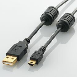 ノイズに強いフェライトコア付き。 [対応機種]USB接続が可能な機器。高周波ノイズを吸収する効果があるフェライトコアが付いたUSB2.0ケーブルです。検索キーワード:ELECOM | えれこむ | USBケーブル | U2C-MF30BK ...