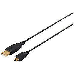 パソコンとデジカメ・PSPをつなぐ、USB2.0ケーブル (A to miniB) スリムタイプ※こちらは【取り寄せ商品】です。必ず商品名等に「取り寄せ商品」と表記の商品についてをご確認ください。パソコンとデジカメ・PSPをつなぐ、USB2...