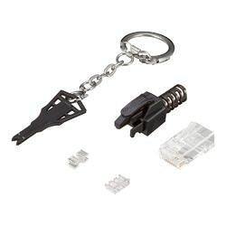 Cat6対応ロック付きLANコネクター10個入り※こちらは【取り寄せ商品】です。必ず商品名等に「取り寄せ商品」と表記の商品についてをご確認ください。●ケーブル抜けを防止するロック付きLANコネクター●結線の確認しやすいクリアボディー●250...