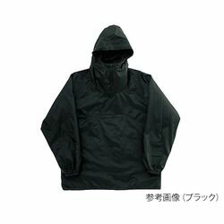 ナイロンヤッケ ブラック 3L (1着) 作業中の泥・風・汚れから体をガードします。頭から被るヤッケデザインなので、前立てからの風の侵入を防ぎます。※こちらは【取り寄せ商品】です。必ず商品名等に「取り寄せ商品」と表記の商品についてをご確認く...