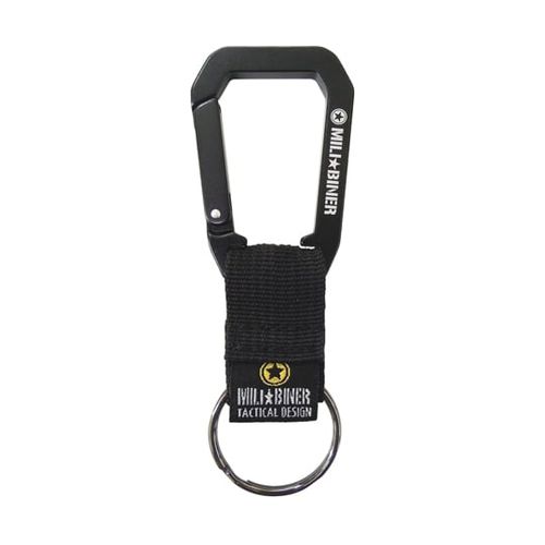 MB ミリタリーカラビナ ストラップ 黒 MCB-10 ※こちらは【取り寄せ商品】です。必ず商品名等に「取り寄せ商品」と表記の商品についてをご確認ください。MB ミリタリーカラビナ ストラップ 黒 MCB-10 。車のカギや家のカギ、キーボ...