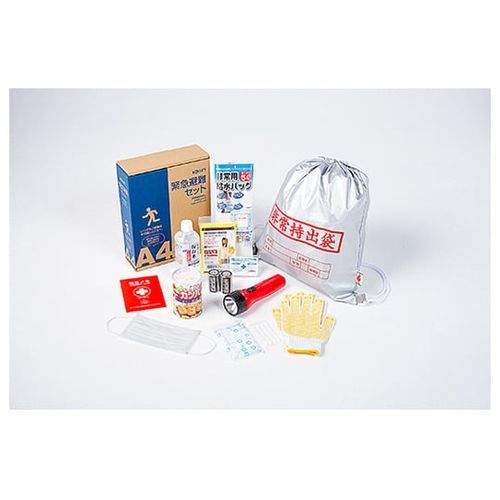 　※こちらは【取り寄せ商品】です。必ず商品名等に「取り寄せ商品」と表記の商品についてをご確認ください。もしもの時の為に必要なものをひとまとめにした緊急避難セットです。 本棚や引出しなどいつでも持ち出せる場所に保管できるA4サイズのBOX入りです。