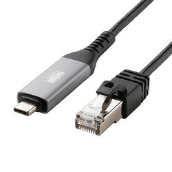 USB Type-CポートをLANポートに変換し、有線で安定した高速ネットワーク接続を実現。ドライバ不要で簡単接続。2m。USB Type-CポートをLANポート(RJ-45)に変換し、有線ネットワークに直接接続が可能です。＜br＞LANポ...