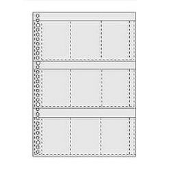 文具 ＞ ファイル ＞ 名刺・カード整理用品。名刺の整理に欠かせない定番品名刺整理帳用替えリーフ。◆3列3段◆入数：10枚◆ポケットは片面です。本体色・柄：。本体重量：124g。サイズ：本体 約 縦297×横210×奥2mm。検索キーワード...