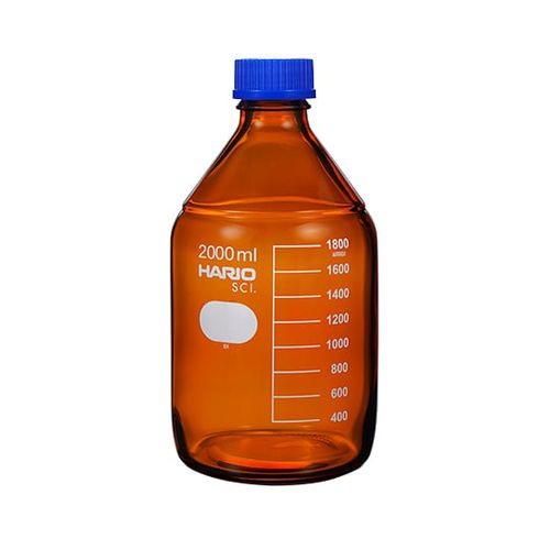 (茶)耐熱ねじ口瓶（液切リング付） GL-45 2000mL NBB-2L-SCI※こちらは【取り寄せ商品】です。必ず商品名等に「取り寄せ商品」と表記の商品についてをご確認ください。(茶)耐熱ねじ口瓶（液切リング付） GL-45 2000m...