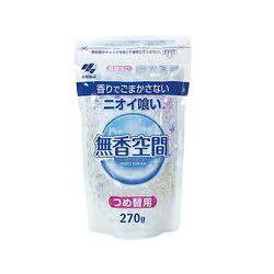 無香空間 つめ替用 270g (1個) 香りを一切使っていない、無香タイプの消臭剤です。最大直径14mmの大きなビーズにリニューアルし、表面積が大幅UP、結果消臭効果感も大幅UP。※こちらは【取り寄せ商品】です。必ず商品名等に「取り寄せ商品...