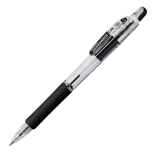あのジムノックがさらにくっきり、なめらかに。BN10-BK。文具・事務用品 ＞ 筆記具 ＞ 油性ボールペン ＞ ノック式ボールペン。●インク色は黒、ボール径は0.7mm、10本入です。