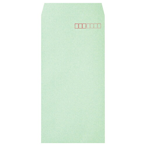 透けないパステルカラー封筒。XEP290。文具・事務用品 ＞ ノート・ふせん・紙製品 ＞ 封筒 ＞ カラー封筒。●長3、パステルグリーンの透けない封筒の5パックセット。●封筒内面はグレー色の透けない加工。●〒枠付。