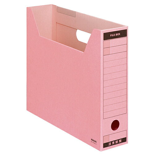 色厚板紙製ファイルボックス。※こちらは【取り寄せ商品】です。必ず商品名等に「取り寄せ商品」と表記の商品についてをご確認ください。A4-SFBN-P。ファイル ＞ ケース・フォルダー・ボックス ＞ ボックスファイル ＞ 。●表面に特殊コーティ...