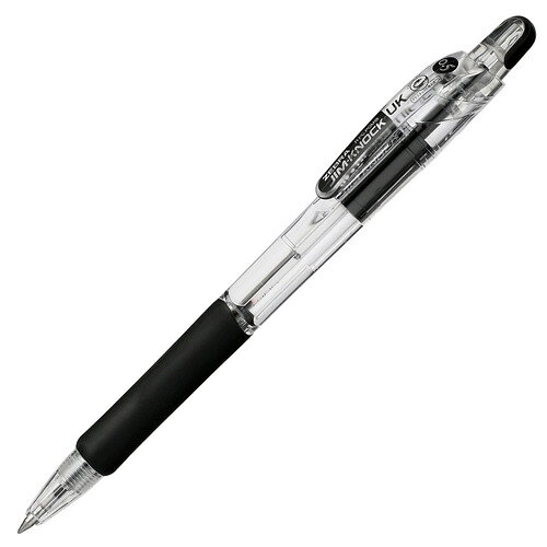 あのジムノックがさらにくっきり、なめらかに。BNS10-BK。文具・事務用品 ＞ 筆記具 ＞ 油性ボールペン ＞ ノック式ボールペン。●インク色は黒、ボール径は0.5mm、10本入です。