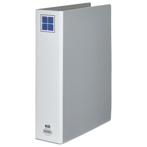 とじ具は丈夫な金属製を採用！。A4SPFE-5G。ファイル ＞ パイプ式ファイル ＞ 片開き ＞ 。●片手でらくらく。軽く引くだけでかんたんオープン。片開きパイプ式ファイルのA4タテ、背幅76mmのグレー、30冊入です。