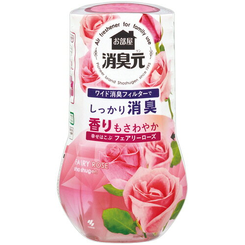 大きなろ紙でイヤなニオイを強力消臭。オヘヤノシヨウシユウゲン フエアリ-ロ-ズ。衣料・生活用品 ＞ 生活雑貨 ＞ 消臭／芳香剤 ＞ 室内用。●幸せはこぶフェアリーローズ。5個セット。●大容量で長持ち！。●ろ紙の位置で香りは調節可！。