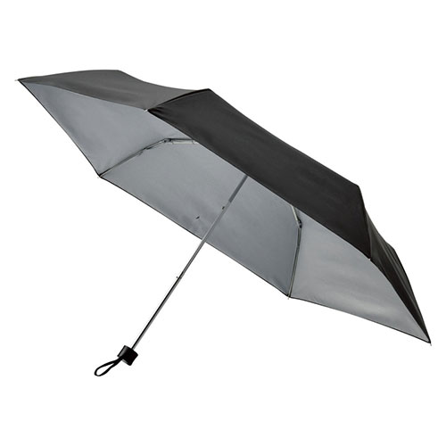 UV晴雨兼用耐風式軽量ミニ傘 ブラック※こちらは【取り寄せ商品】です。必ず商品名等に「取り寄せ商品」と表記の商品についてをご確認ください。シルバーコーティング加工付のUVカット付晴雨兼用傘です。耐風式構造骨使用。…