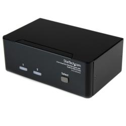 2台のマルチメディアコンピュータ間でキーボード、マウス、デュアルDVIディスプレイ/モニタを共有(接続、変換、拡張、分離、切換えを行うIT、 A / Vプロフェッショナルのためのパーツを製造しています StarTech.com（スターテック...