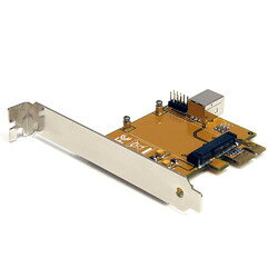 Mini PCI Expressカードを標準デスクトップ用PCI Expressカードに変換※こちらは【取り寄せ商品】です。必ず商品名等に「取り寄せ商品」と表記の商品についてをご確認ください。●Mini PCI ExpressカードをPCI...
