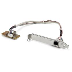 Mini PCI ExpressスロットにRJ45ギガビットポートを追加(接続、変換、拡張、分離、切換えを行うIT、 A / Vプロフェッショナルのためのパーツを製造しています StarTech.com（スターテック.com）)10/100...
