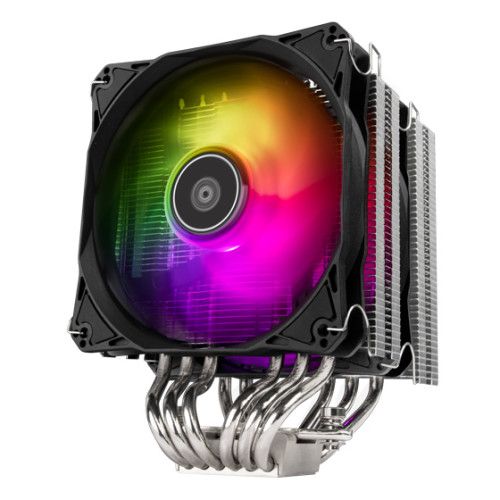 　ヒートパイプ6本とデュアル120mm ARGBファン装備のデュアルタワーCPUクーラー　オフセット設計のフィンがLGA1200マザーボード上でのメモリモジュールとCPUクーラーの干渉を回避　9枚ブレードの高性能120mm PWM制御ファン...