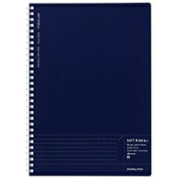 文具 ＞ ノート ＞ リングノート。書いたコトが探しやすい書いたことが探しやすいエッジタイトル罫線が付いたソフトリングタイプのノートです。コード：6462−5645。◆材質：表紙：板紙、中紙：上質紙、リング：オレフィン系樹脂◆本体サイズ：横...