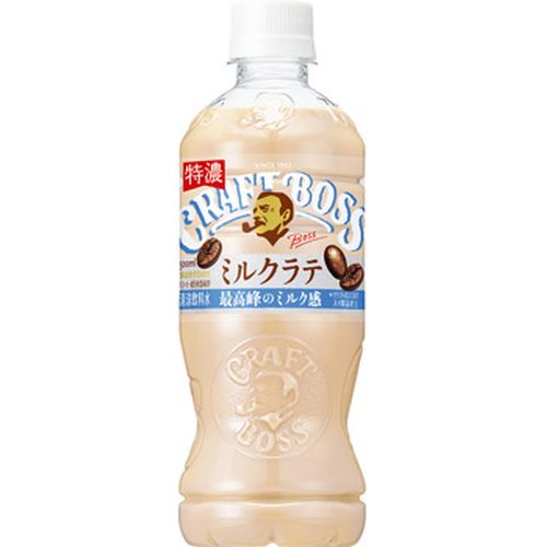 クラフトボス ミルクラテ 500ml x24本※こちらは【取り寄せ商品】です。必ず商品名等に「取り寄せ商品」と表記の商品についてをご確認ください。ミルクの配合を見直し、現行品の1.4倍にもなる、クラフトボスミルク入り製品史上最高峰のミルク感...