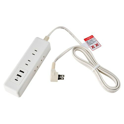 コード付6個口USBタップ ホワイト WL-6322SUC(W) ()※こちらは【取り寄せ商品】です。必ず商品名等に「取り寄せ商品」と表記の商品についてをご確認ください。コード付6個口USBタップ ホワイト WL-6322SUC(W) ()...
