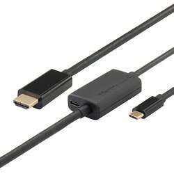 スマホ、ノートPCなどを充電しながら大画面で観る！100W対応のPDポートを搭載、 4K60Hz、HDR対応のUSB Type-C to HDMI 変換ケーブル※こちらは【取り寄せ商品】です。必ず商品名等に「取り寄せ商品」と表記の商品につい...