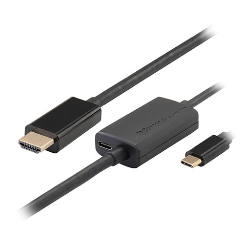 100W対応のPDポートを搭載、4K60Hz、HDR対応のUSB Type-C to HDMI 変換ケーブル※こちらは【取り寄せ商品】です。必ず商品名等に「取り寄せ商品」と表記の商品についてをご確認ください。●映像出力対応のUSB Type...