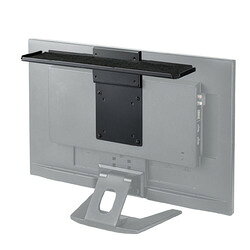 モニターアームにも対応できるモニター裏収納トレイ。VESA規格100×100、75×75に対応。電源タップや普段使わない小型機器、ケーブル、文具をモニター裏に収納できるトレイです。＜br＞VESA規格100×100、75×75に対応していま...