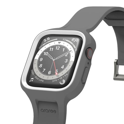araree Duple Pro ケース一体型バンド for Apple Watch 45/44mm グレー※こちらは【取り寄せ商品】です。必ず商品名等に「取り寄せ商品」と表記の商品についてをご確認ください。araree(アラリー)「Dup...
