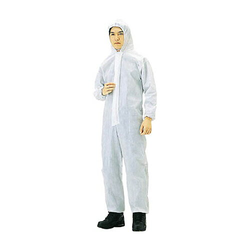 フード付つなぎ服タイプ。※こちらは【取り寄せ商品】です。必ず商品名等に「取り寄せ商品」と表記の商品についてをご確認ください。TPC-L。梱包・工具・作業用品 ＞ 安全用品 ＞ 保護具 ＞ 保護服。●非常に軽くて動きやすいフード付のつなぎ服タ...