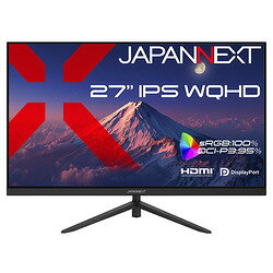 JAPANNEXT 27インチ IPSパネル搭載 WQHD(2560x1440)解像度 液晶モニター JN-i27Q2 HDMI DP sRGB:100% DCI-P3:95% 【2年保証】27インチのIPSパネルを搭載し、WQHD?(25...