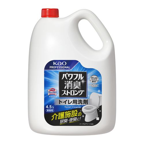 パワフル消臭ストロング トイレ用洗剤 (1個)パワフル消臭ストロング トイレ用洗剤 (1個)。尿臭・便臭をしっかり消臭するトイレ用洗剤尿臭・便臭をガードする独自香料が悪臭を弱め、取り込んで良い香りに変化させる「悪臭ガードハーモセント技術」を...