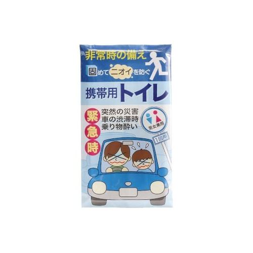 携帯用トイレ1P※こちらは【取り寄せ商品】です。必ず商品名等に「取り寄せ商品」と表記の商品についてをご確認ください。オシッコを固めてニオイをガードします。アウトドア・トラベル・災害時に。使用後の廃棄に便利な持ち帰り袋付き。容量500。…