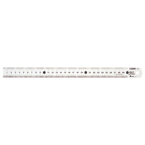 用紙サイズ目盛り付のステンレス定規。S-60。CAD・製図用品 ＞ 製図用品 ＞ 定規 ＞ 直定規。