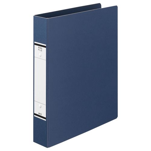 丈夫な紙表紙を採用。TKRW-A4SB。ファイル ＞ リングファイル ＞ 2穴ファイル ＞ 。●320枚収容、色は青です。検索キーワード:TKRWA4SB