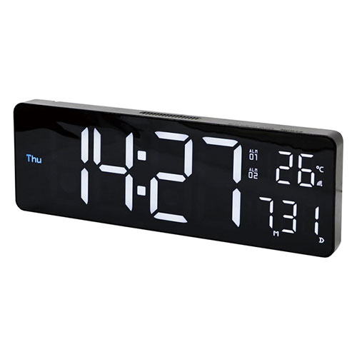 LED Wi-Fiクロック Camio WH/BK 置き掛け兼用※こちらは【取り寄せ商品】です。必ず商品名等に「取り寄せ商品」と表記の商品についてをご確認ください。無線LAN(2.4GHz)を使用して時刻 カレンダーを自動調整。Wi-Fiに...