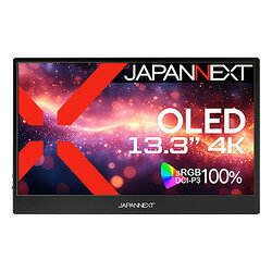 JAPANNEXT 13.3インチ 有機EL(OLED)パネル搭載 4K(3840x2160)解像度 モバイルモニター JN-MD-OLED1331UHDR miniHDMI USB Type-C microU…※こちらは【取り寄せ商品】で...