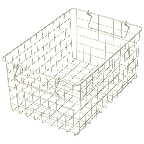 シンプルなデザインのワイヤーバスケット。見せる収納に好適。※こちらは【取り寄せ商品】です。必ず商品名等に「取り寄せ商品」と表記の商品についてをご確認ください。N-8330。衣料・生活用品 ＞ 生活雑貨 ＞ 家庭用収納 ＞ リビング収納。●シ...