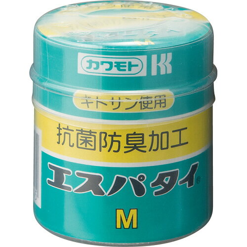 巻きやすく、ズレにくい伸縮包帯。抗菌防臭効果のあるキトサンを配合。エスパタイM。介護用品 ＞ 救急用品 ＞ 包帯・三角巾 ＞ 。●Mサイズの伸縮包帯。●同じ幅で伸び縮みしますので、巻きやすくズレません。●抗菌防臭加工。