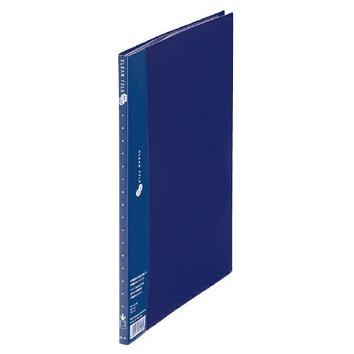 【固定式】品質とコストを追求したお買得商品。書込みのできる背ラベル付きで、大量買いにも最適なエコノミータイプです。FC-121ELネイビ-。ファイル ＞ クリアファイル ＞ 固定式 ＞ 。検索キーワード:FC121ELネイビ