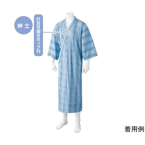 ヒモなし楽々！やわらかワンタッチねまき（紳士）ブルー系 M (1着)※こちらは【取り寄せ商品】です。必ず商品名等に「取り寄せ商品」と表記の商品についてをご確認ください。ヒモなし楽々！やわらかワンタッチねまき（紳士）ブルー系 M (1着)。従...