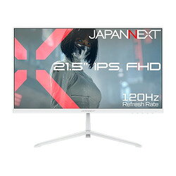 JAPANNEXT 21.5インチ IPSパネル搭載 フルHD(1920×1080)解像度 ホワイトカラー液晶モニター JN-IPS215G120F-W HDMI DisplayPort 120Hz…※こちらは【取り寄せ商品】です。必ず商品...