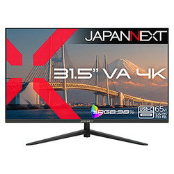 JAPANNEXT 31.5インチ VAパネル搭載 4K(3840×2160)解像度 液晶モニター JN-V315U2-C6 HDMI DP USB-C(最大65W給電) sRGB:98% HDR KVM P…※こちらは【取り寄せ商品】です...
