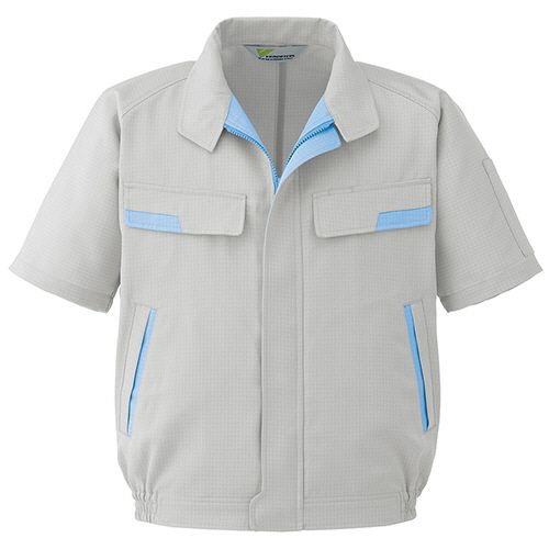 着心地と作業性に優れた春夏用半袖ブルゾン。※こちらは【取り寄せ商品】です。必ず商品名等に「取り寄せ商品」と表記の商品についてをご確認ください。VES71-UE-L。衣料・生活用品 ＞ 衣料・ユニフォーム ＞ 作業服 ＞ ブルゾン・ジャンパー...