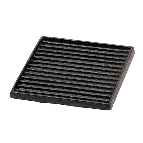 アルミ・ミニ角 プレート&コンロ セット プレートのみ (約11.2×11.2×H2cm)※こちらは【取り寄せ商品】です。必ず商品名等に「取り寄せ商品」と表記の商品についてをご確認ください。焼きおにぎりや焼きだんごなど小さいものをその場で仕...